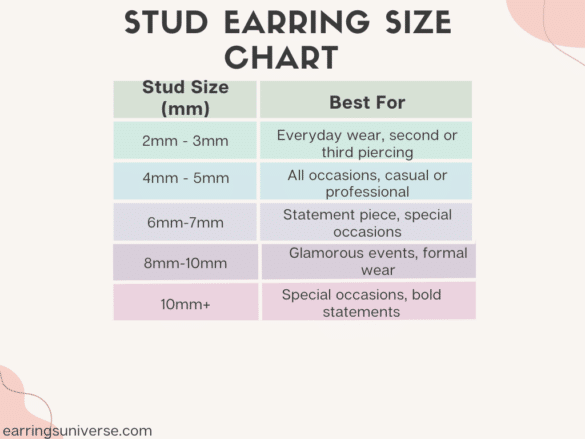 Stud Earring Sizes: A Complete Guide